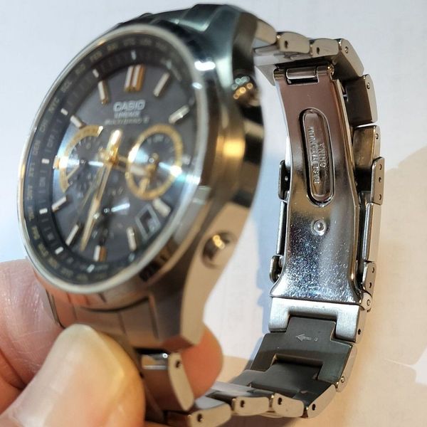 CASIO LINEAGE LCW M100TD 7AJF Titanium Radio Solar Wristwatch ...