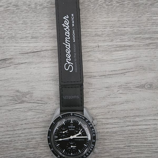 Mission to the Moon Omega X Swatch Brand New In Box Bioceramic Moon S ...