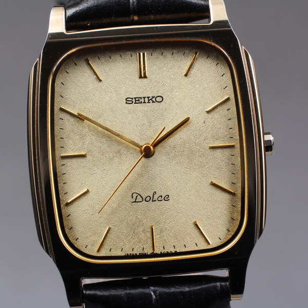 [Exc+5] SEIKO Dolce 8N41-5070 28mm Gold Dial Quartz Men's Watch From JAPAN | WatchCharts Marketplace