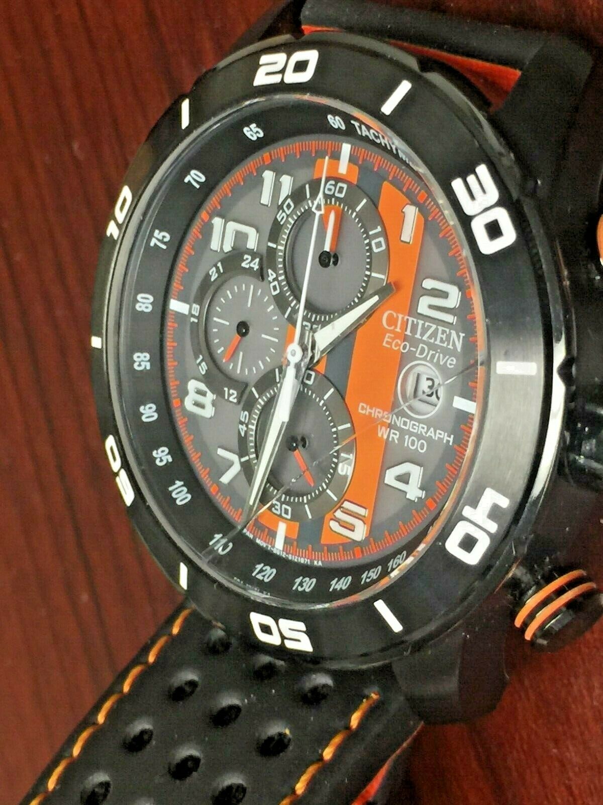 Citizen Eco-Drive Primo Chronograph Mens Leather Watch CA0467-11H *Sold ...