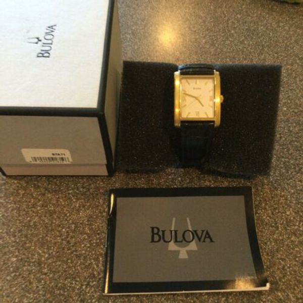 2012 Bulova 97A71 Corporate Collection Men's Watch, Complete in Box NEW ...