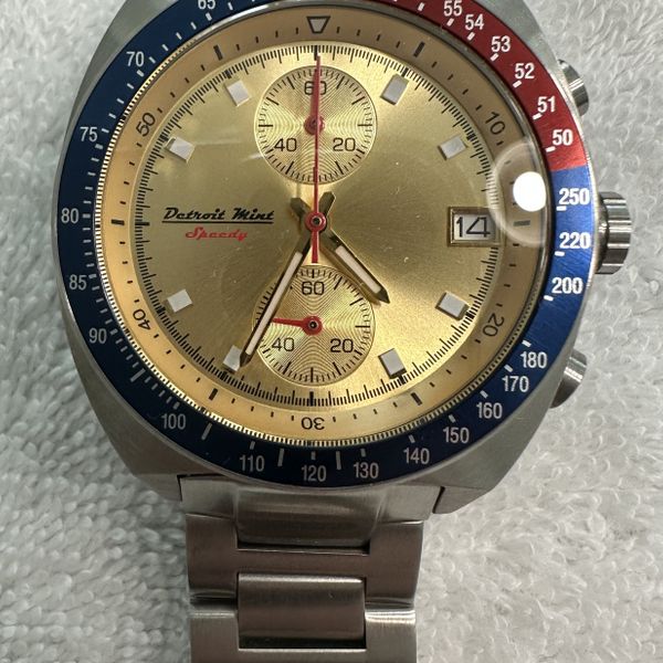 [$175 USD] DETROIT MINT QUARTZ CHRONOGRAPH "POGUE" STYLE WITH FULL KIT ...