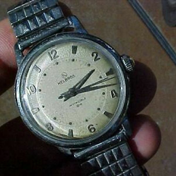 ORIGINAL VINTAGE HELBROS INVINCIBLE MANS MECHANICAL WATCH | WatchCharts