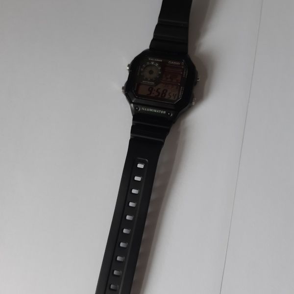 casio world time illuminator black resin | WatchCharts Marketplace
