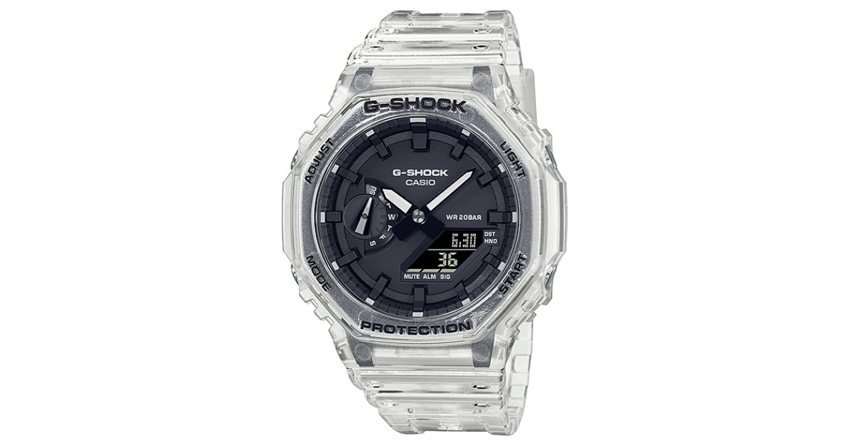 CasiOAK CASIO Watch G-SHOCK skeleton sGA-2100SKE-7A clearNEW GA-2100 ...