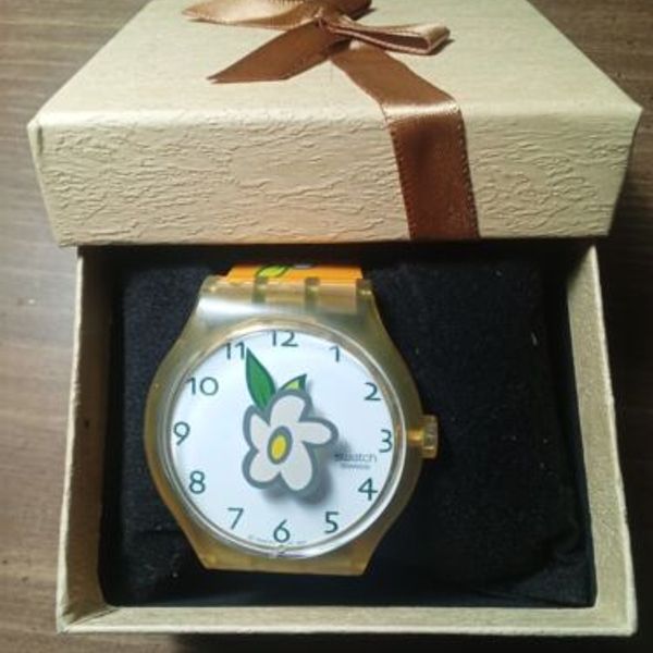 2004 Swatch Swiss Large Model DAISY DAZE Watch With New Battery ...