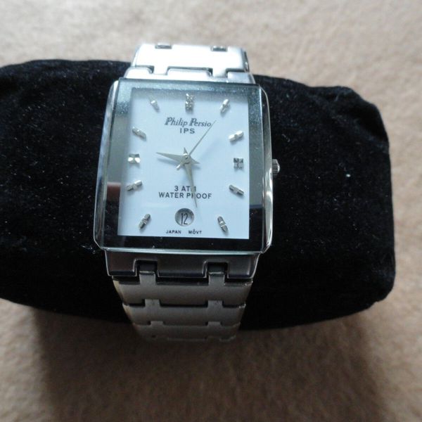 Philip Persio IPS Quartz Men's Water Resistant Watch | WatchCharts ...