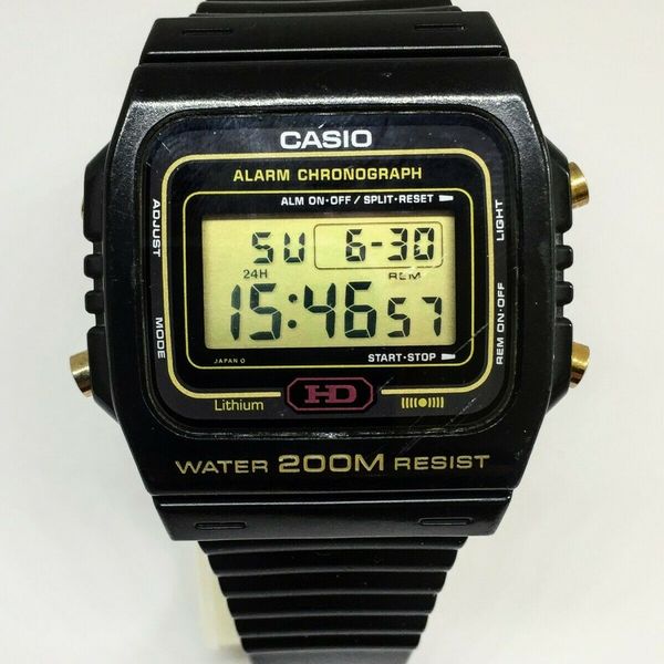 Vintage Casio DW-270 HD Rare Gold Edition Made in Japan | WatchCharts ...