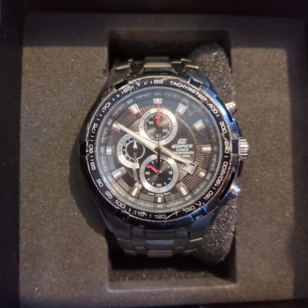 Gents Casio Edifice Chronograph 100m Water Resistant Watch ...