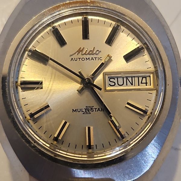 Vintage Mido Multi-Star Automatic Day/Date Watch | WatchCharts Marketplace