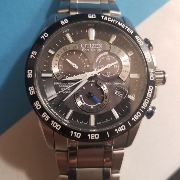[WTS] Citizen Perpetual Chrono Atomic Timekeeping Titanium Watch AT4010 ...