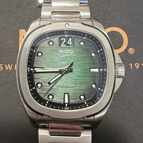 Mido Multifort tv big date green M049.526.11.091.00 automatic ...