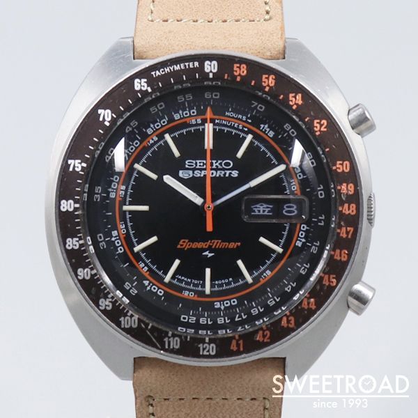 Kawasaki store [Seiko] 5 sports speed timer/rally meter/Ref.7017-6050 ...