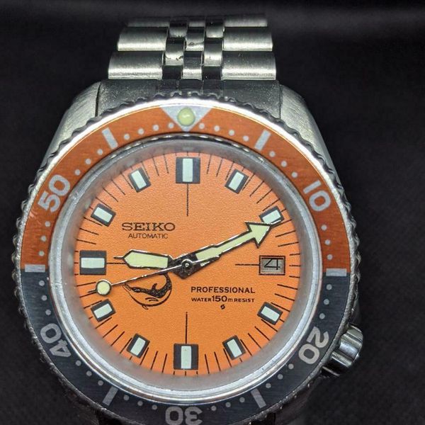 Seiko Diver Watch 7002 - Automatic - Doxa Dial - Monster Crown Custom ...