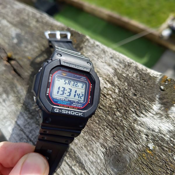 Casio G-SHOCK Solar Atomic Square GW-M5610U-1ER 5610 | WatchCharts ...