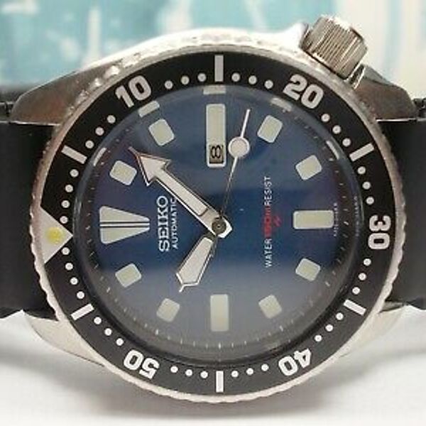 SEIKO 150M DIVERS AUTOMATIC LADIES WATCH 4205-0156, BLUE (SN 4D0063 ...