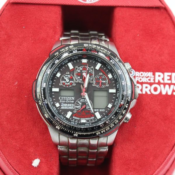 Citizen RAF Red Arrows Chronograph Watch Eco-Drive SPARES/REPAIR ...