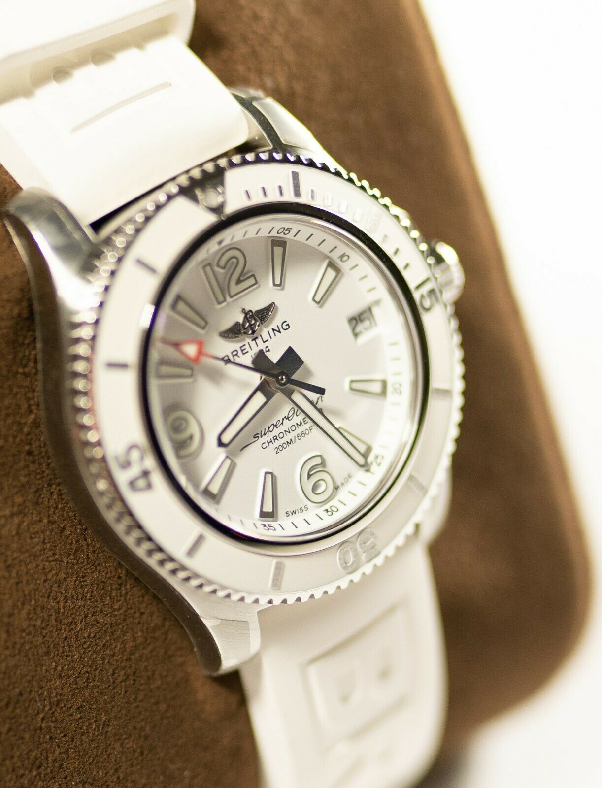 Breitling Superocean II 36 White Women’s Watch | WatchCharts Marketplace