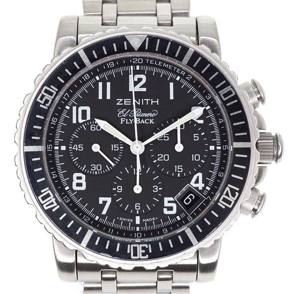 ZENITH 01 / 02.0470.405 Rainbow Flyback Chronograph Men's Watch ...