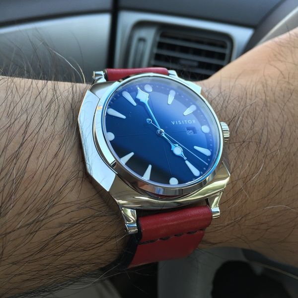 FS: VISITOR CALLIGRAPH DUNESHORE BLUE-SLATE DIAL! | WatchCharts Marketplace