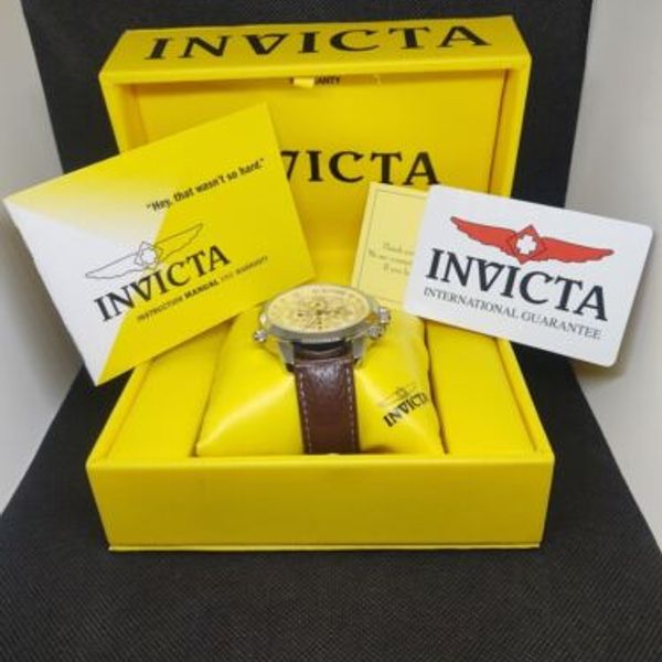 invicta watch chronograph, Tachymeter (With Box) | WatchCharts Marketplace