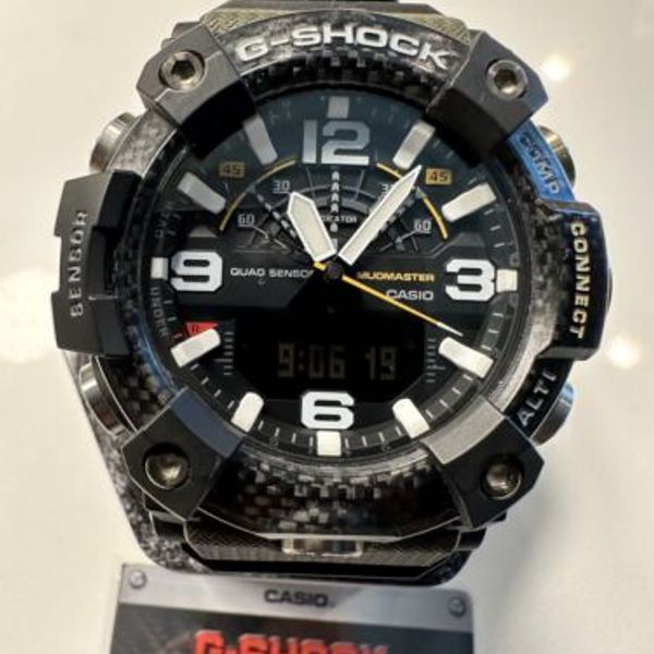 Casio Men's G-Shock Master of G Mudmaster Carbon Core Resin Watch ...