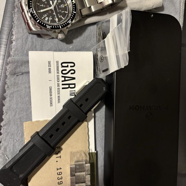 Marathon 41 MM GSAR Diver's Automatic Watch - Stainless Bracelet/Rubber ...