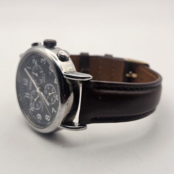 Timex Weekender Chronograph Watch Men 40mm Indiglo Date Blue Dial New ...