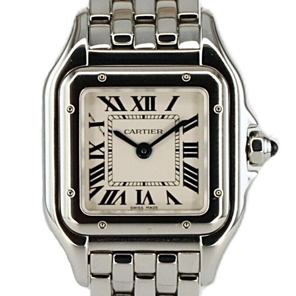 New Cartier PanthÃ¨re de Cartier Ladies Steel Watch Small Model 2024 ...