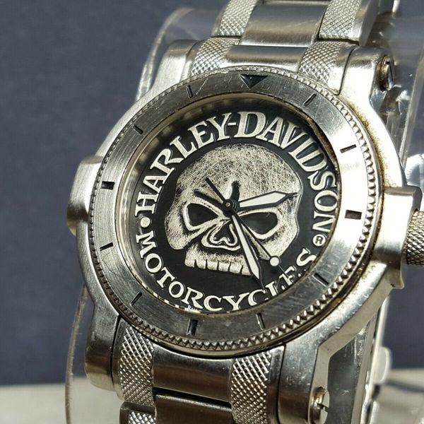 Men's Bulova Harley-Davidson Willie G Skull Watch 76A11 | WatchCharts