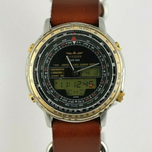 Vintage Citizen Wingman C080-088611K Analog/Digital Flight Computer ...