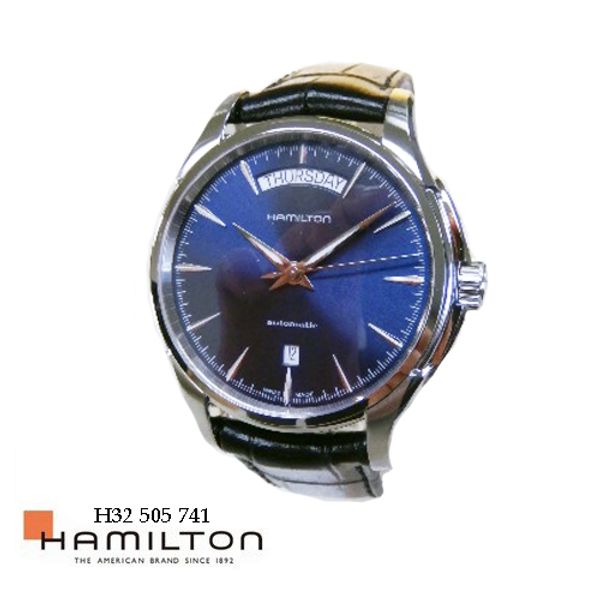 Hamilton Watch HAMILTON H32505741 Jazzmaster Day-Date Auto Blue Dial ...