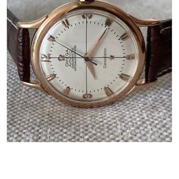 First Omega Constellation Model 2648 Watch Cal 352 18k Rose Gold ...