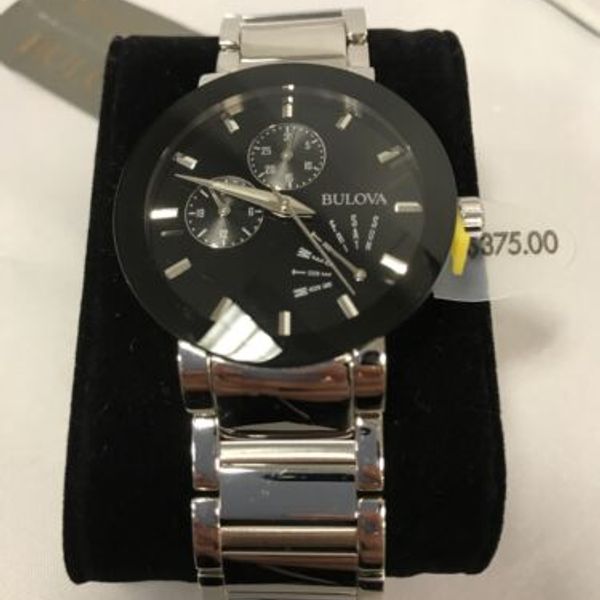 Bulova Men's Futuro Retrograde Date Stainless Steel Watch - 96C105 MSRP ...