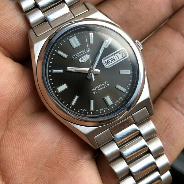 Seiko 5 1999 SKX127 Sunburst BLACK Stunning dial Vintage 7S26 JDM FULL ...