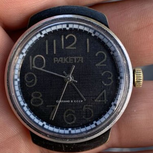 Watch "Raketa" Antique USSR Soviet mechanical vintage classic wrist watch. | WatchCharts Marketplace