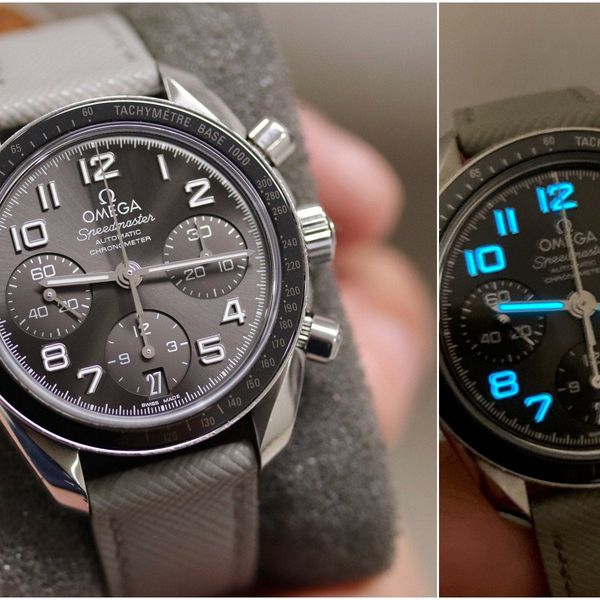 Omega Speedmaster. Ceramic. Gorgeous lume. 38mm. | WatchCharts Marketplace