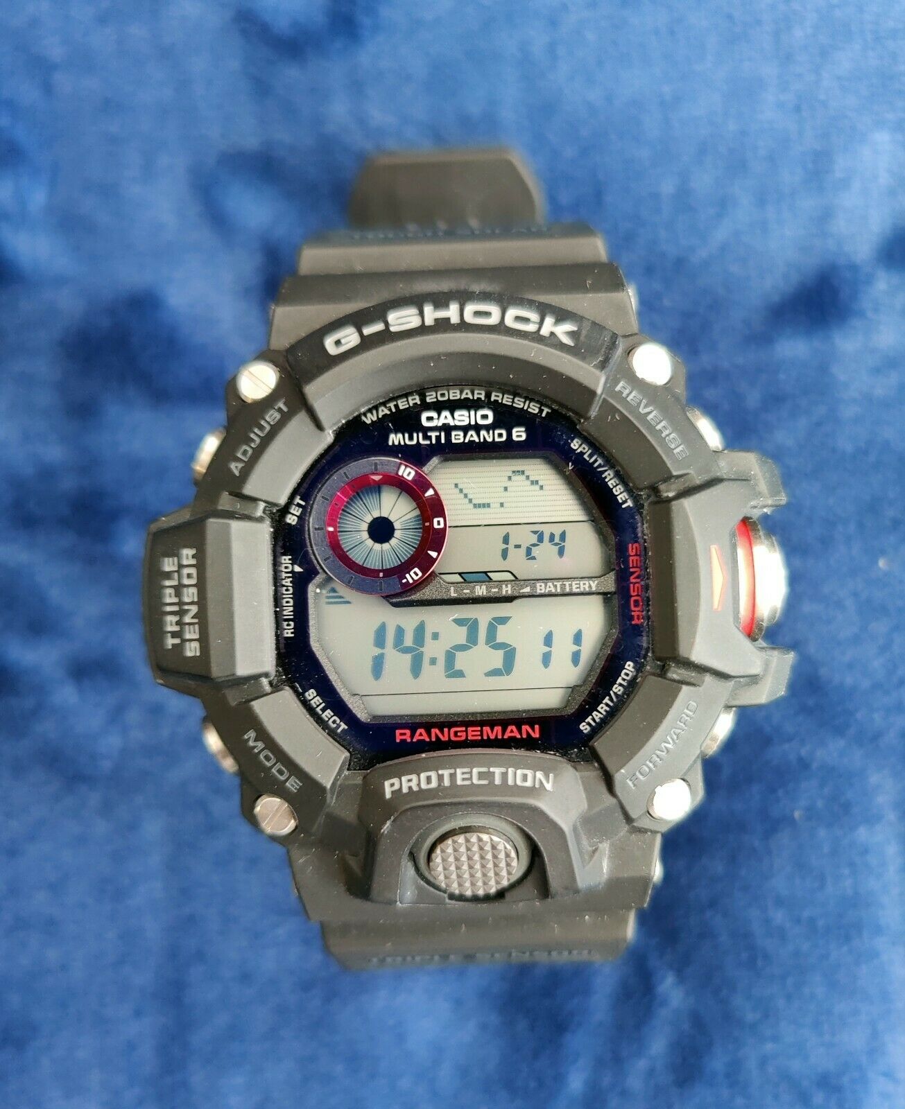 Casio G-Shock Rangeman GW9400-1 Master of G Digital Watch Triple Sensor ...