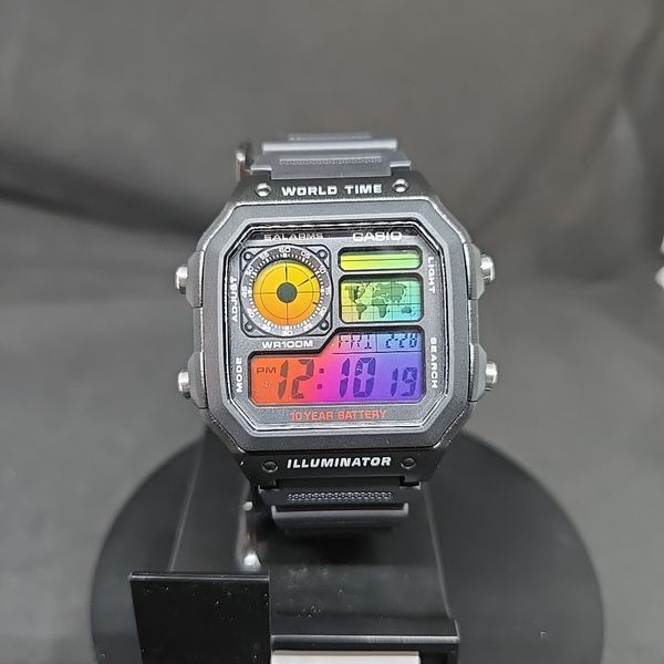 Casio World time AE1200WH-1AV. (Modified) | WatchCharts Marketplace
