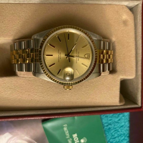 New/Box/ & Most Beautiful ROLEX model TUDOR PRINCE Oyster Date 18 k ...
