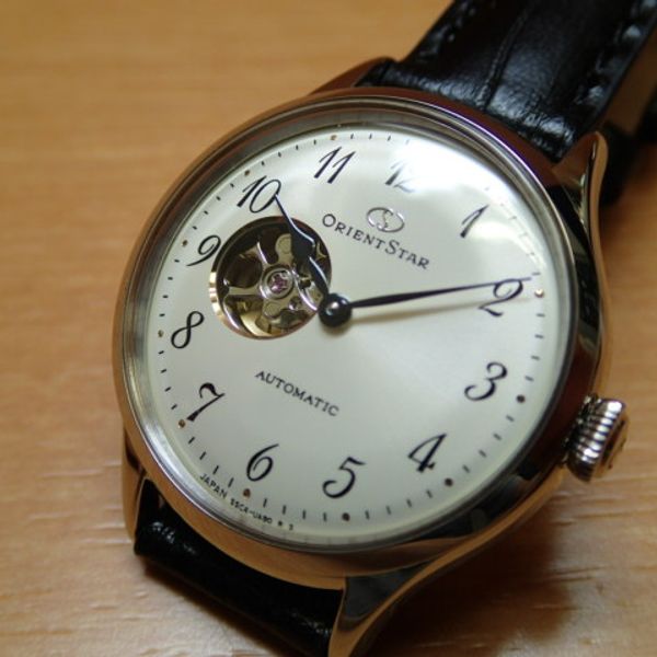 Orient Star 30.5mm Ladies Watch Classic Semi-Skeleton Model Mechanical ...