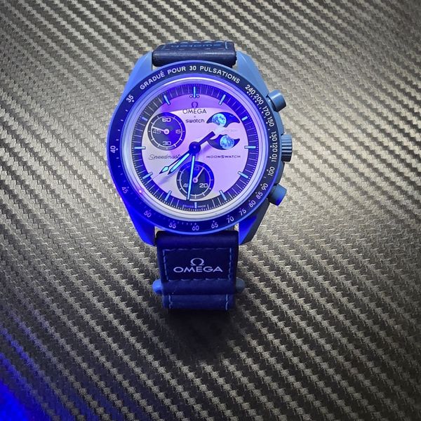 OMEGA x Swatch Mission to the Super Blue Moon Phase | WatchCharts ...