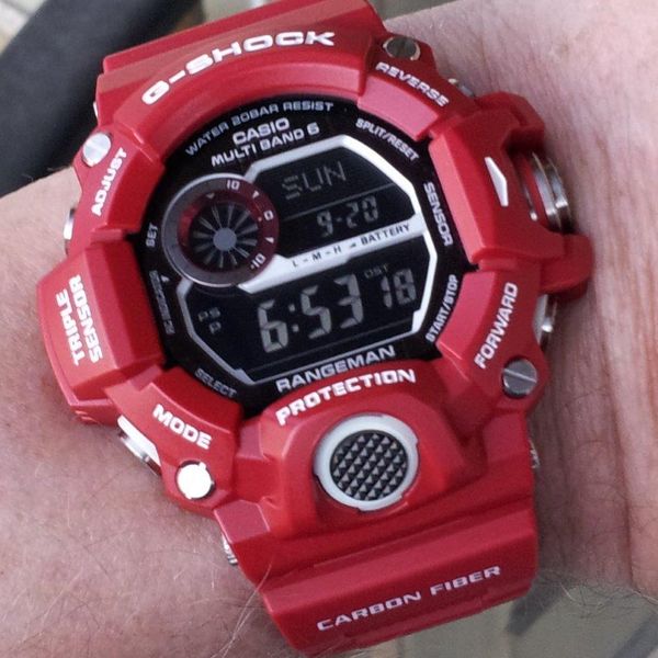 F/S: G-SHOCK RANGEMAN 'MEN IN RESCUE RED' MODEL GW-9400RDJ-4JF ...