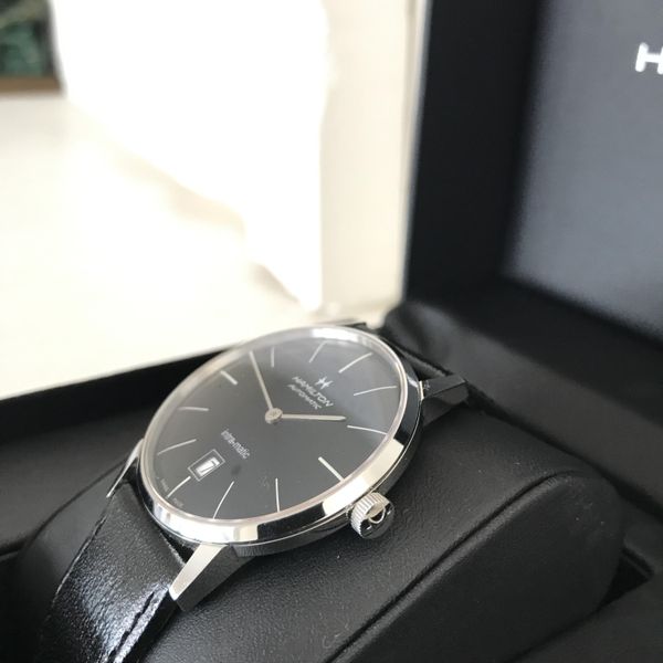 Hamilton Intra-Matic Automatic Black Dial 38mm | WatchCharts