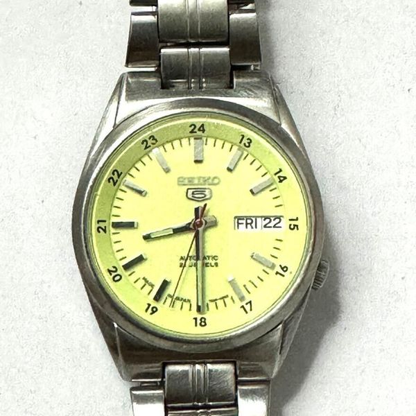 Vintage Seiko 5 Automatic 21 Jewels Men Watch 7S26, Day/Date, Used. J-04 | WatchCharts Marketplace