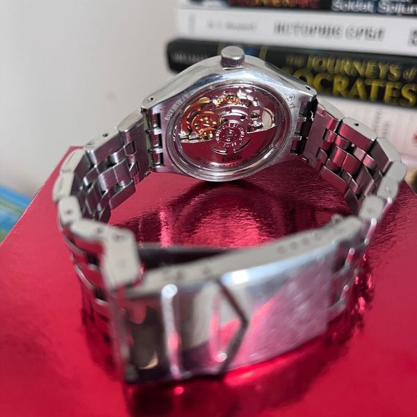 Swatch Classic Irony, "Body and Soul" Automatic Skeleton Watch (YAS100G ...