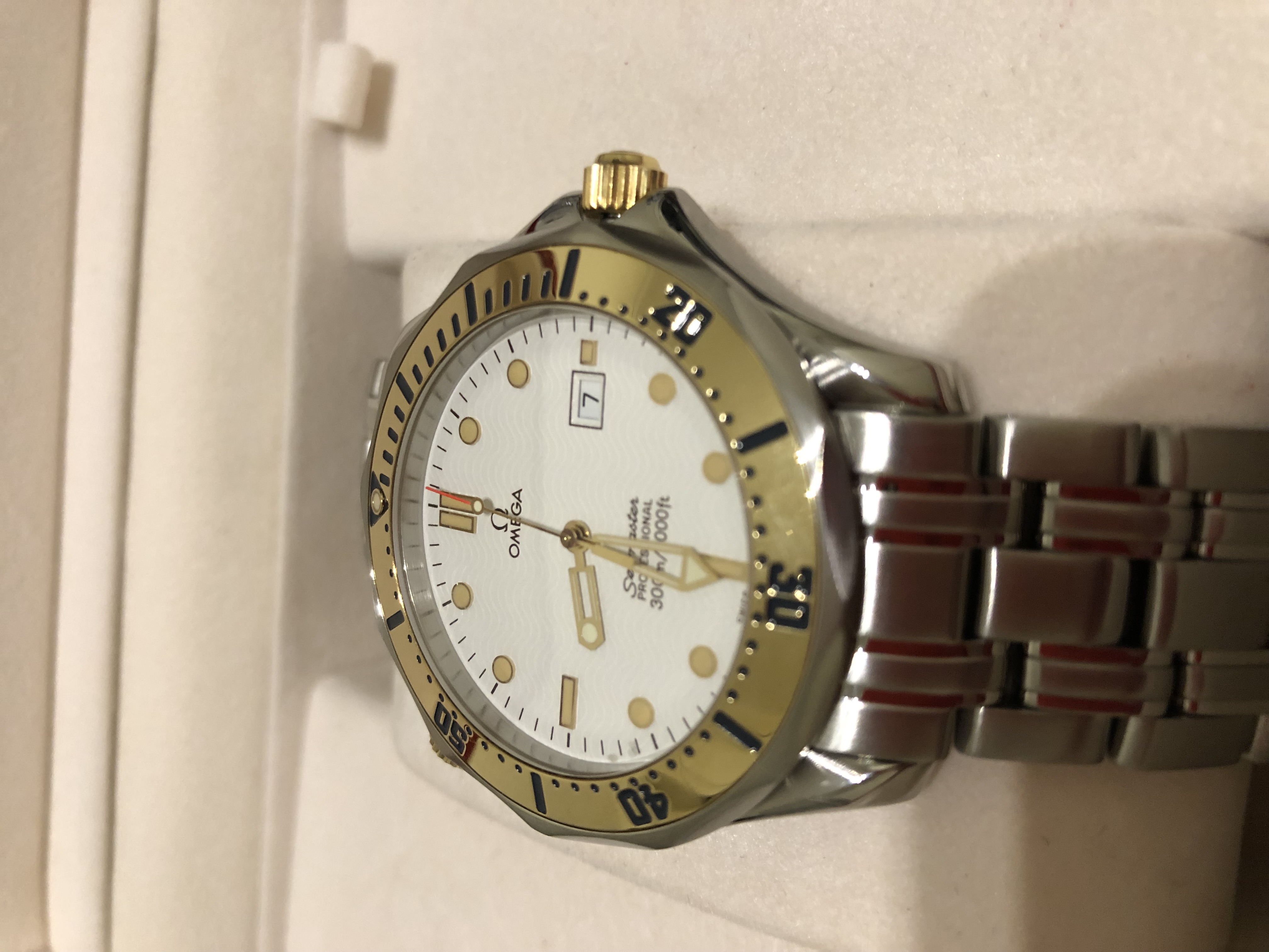 NOS 1993 Omega Seamaster 300 41mm ref.2442.20 - Omega Warranty until 09 ...