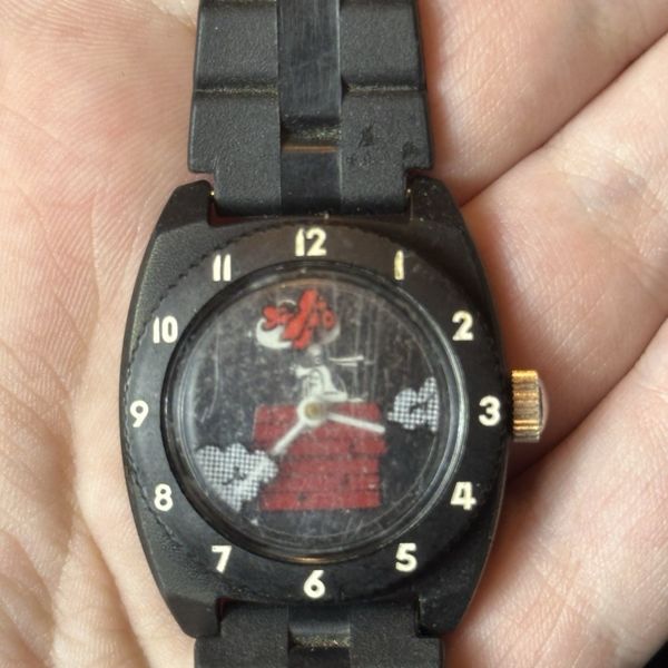 Vintage Timex Watch Snoopy Red Baron 1965 United Feature Syndicate WORKS | WatchCharts Marketplace
