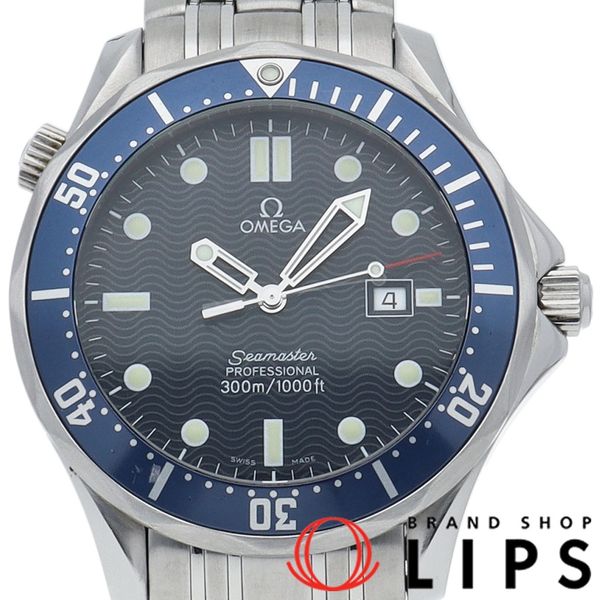 Omega Seamaster 300 Quartz 2541.80 SS Men's Blue Dial Finished Good ...