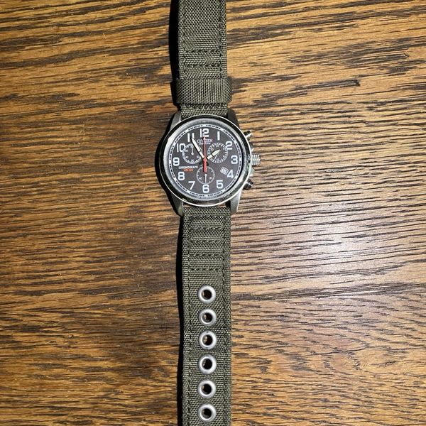 Citizen Garrison Eco-Drive Chronograph Military Field Watch ...